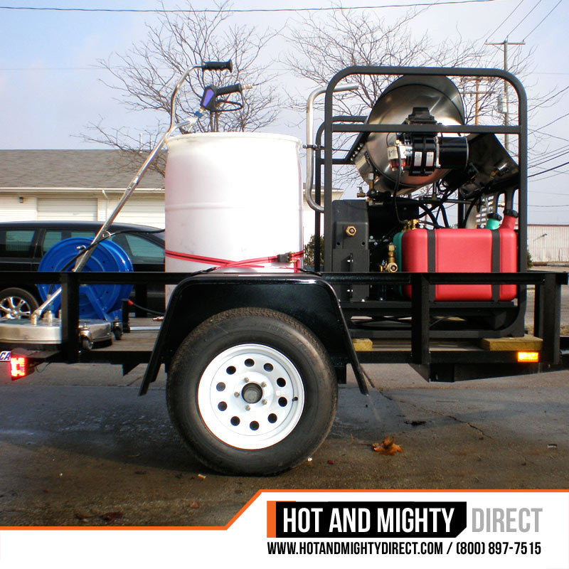 Mobile Wash Equipment: 6 GPM At 3,500 PSI Trailer Mounted Pressure ...