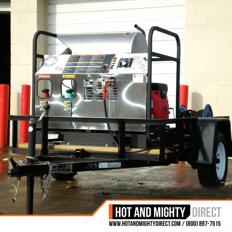 Mobile Wash Equipment: 6 GPM At 3,500 PSI Trailer Mounted Pressure ...