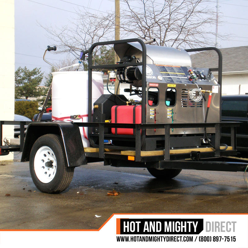 Mobile Wash Equipment: 6 GPM At 3,500 PSI Trailer Mounted Pressure ...